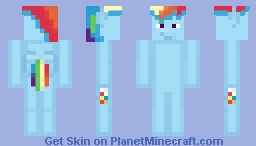 Rainbow Dash Minecraft Skin