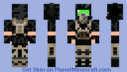Call of duty ghost soldier Minecraft Skin