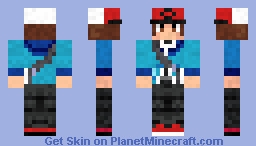 Pokemon trainer Minecraft Skin