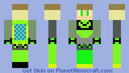 Player in Green Minecraft Skin