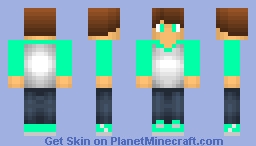 Neon Boy Minecraft Skin