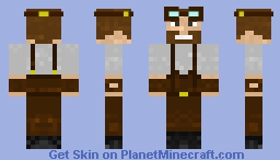 steampunk engineer Minecraft Skin
