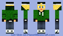 Gamer Green Guy Minecraft Skin