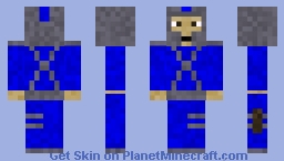 Blue Knight Minecraft Skin