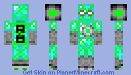 A man in a Power suit Minecraft Skin