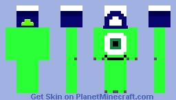 Mike Wazowski Minecraft Skin