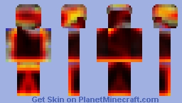 Lava Technology Steve Minecraft Skin