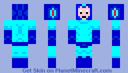 Mega Man Minecraft Skin