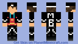 no face rap man Minecraft Skin