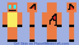 Charmander Minecraft Skin