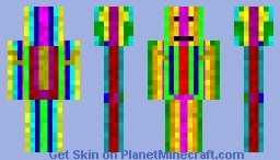 Rainbow Guy Minecraft Skin