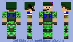 Delta Army Commander Skin Woodland Minecraft Skin