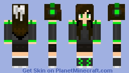 Obnoxious Green Minecraft Skin