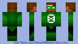 Green Lantern V1 Minecraft Skin