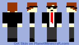 Guy In a suit Minecraft Skin