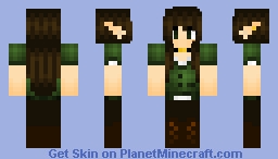 HD wood elf. Minecraft Skin
