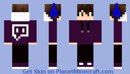 Twitch Skin Minecraft Skin