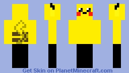 pikachu with pants Minecraft Skin