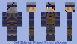 Old Snake MGS4 Minecraft Skin
