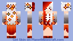 Firey Sweetheart Minecraft Skin