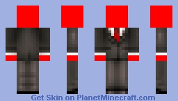 Red Guy In Suit Minecraft Skin
