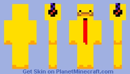 Fancy Tie Duck Minecraft Skin