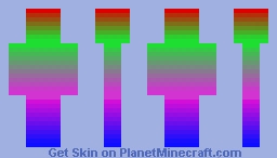COLORFUL RANDOMNEZ Minecraft Skin