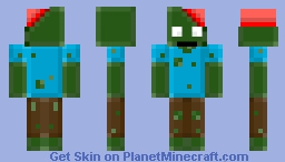 Undead Zombie Minecraft Skin
