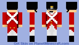 Traditional British Soldier Minecraft Skin