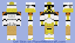 Clone wars : Commander Bly (without RangeFinder) Minecraft Skin
