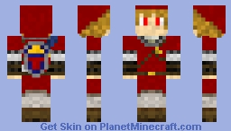 Red Evil Link Minecraft Skin