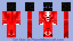 enderman in red suit Minecraft Skin