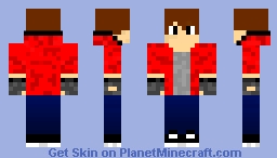 Person In Red Coat Minecraft Skin