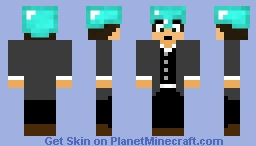 Diamond helmet guy Minecraft Skin