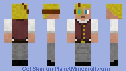 Steampunk inventor Minecraft Skin