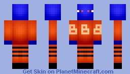 Big Bad Blueberry Minecraft Skin