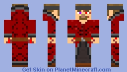Blood Mage Minecraft Skin