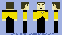 Lt. Comander Data Minecraft Skin