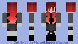 Vampire Girl Minecraft Skin