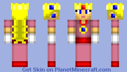 princess peach Minecraft Skin