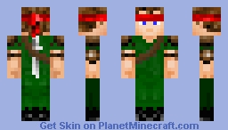 Minecraft "Rambo Skin" Minecraft Skin