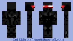 robocop mark 1 no mouth opening Minecraft Skin