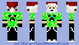 MCFPlayer Santa Hat Minecraft Skin