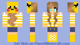 Pikachu Girl Minecraft Skin
