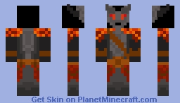 fire demon Minecraft Skin