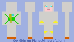 The warrior with ice wand Minecraft Skin