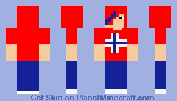 From Norway Whit Love Minecraft Skin