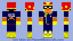 Captain Falcon Minecraft Skin