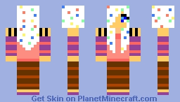 Cupcake Girl Minecraft Skin