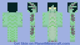 Male fish-person. Minecraft Skin